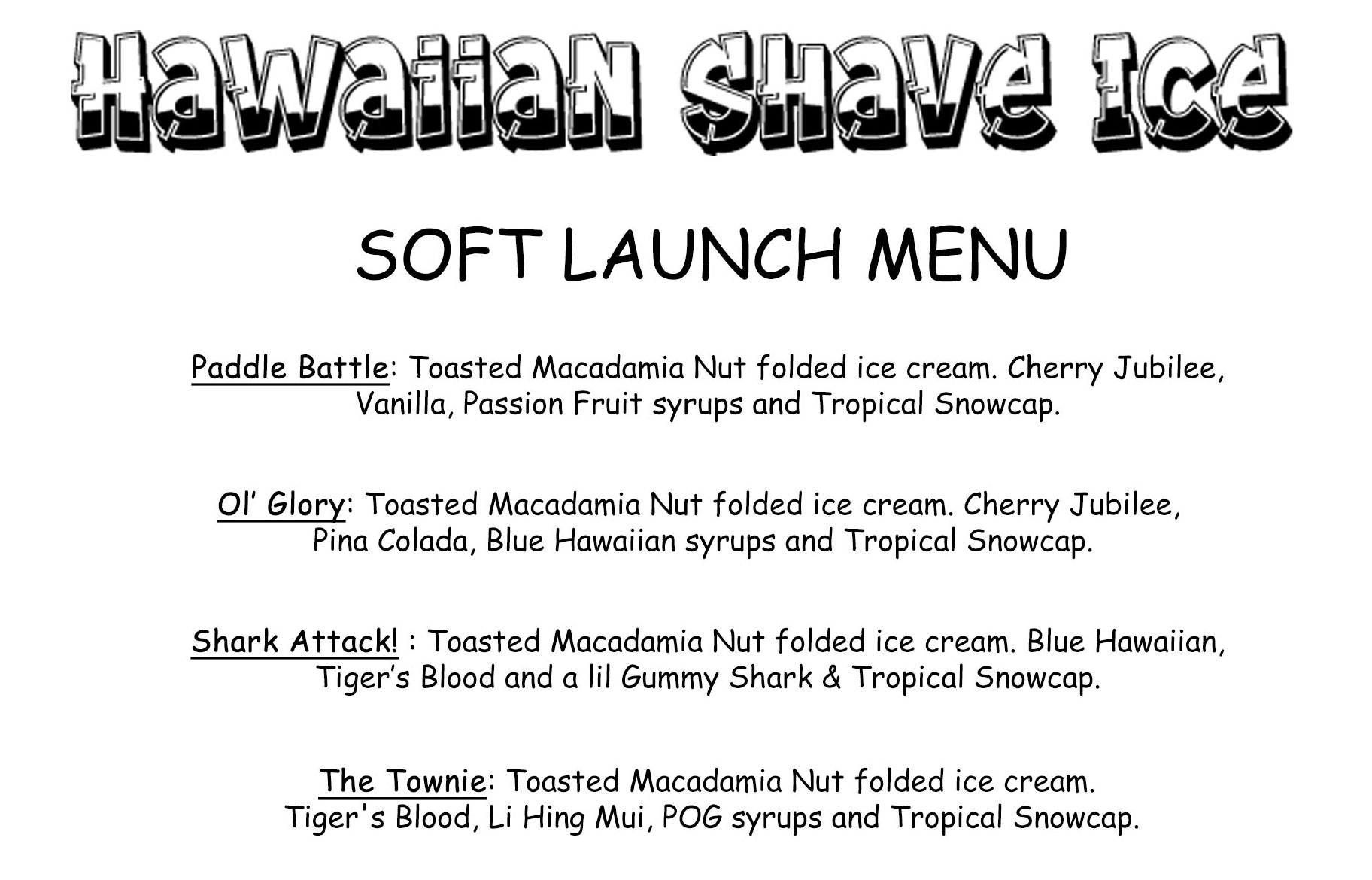 Explore the Legit Dogs and Ice Menu in South Elgin, IL